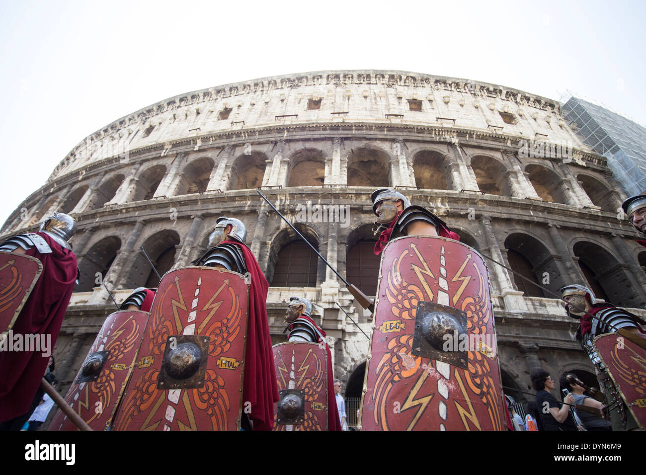Birthday of Rome - Celebration and pageant Stock Photo - Alamy