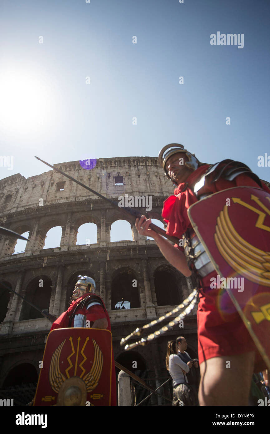 Birthday of Rome - Celebration and pageant Stock Photo - Alamy