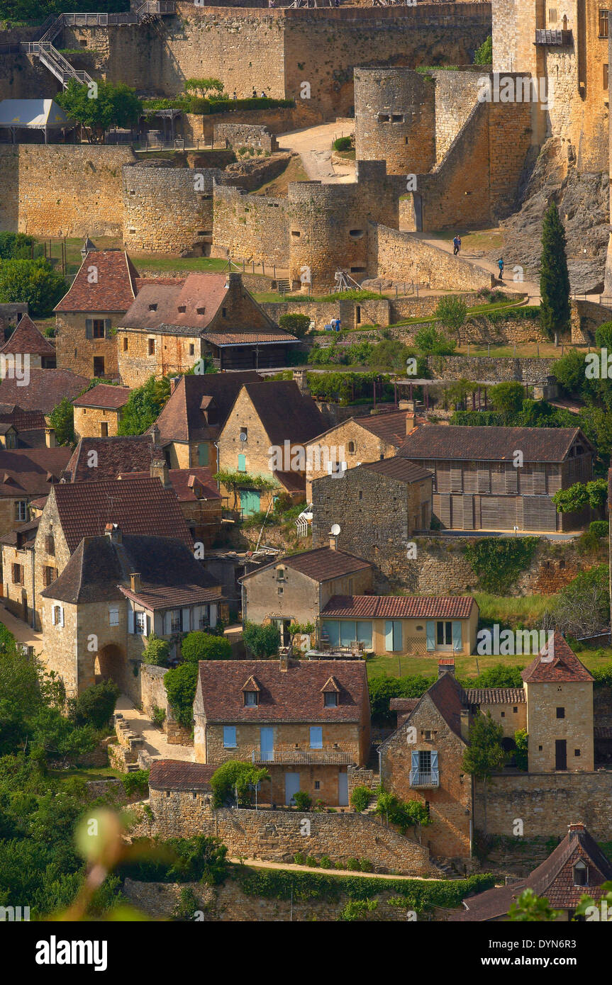 Castelnaud, Castle, Castelnaud la Chapelle, Perigord, Dordogne valley ...