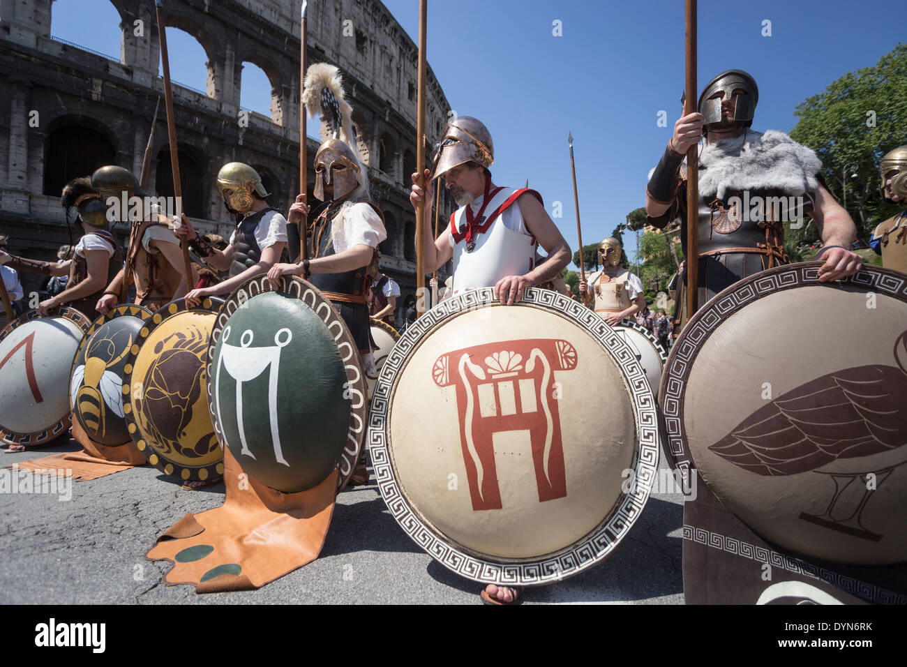 Birthday of Rome - Celebration and pageant Stock Photo - Alamy
