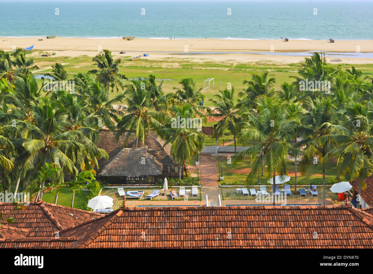 Chowara beach resort kerala hi-res stock photography and images - Alamy