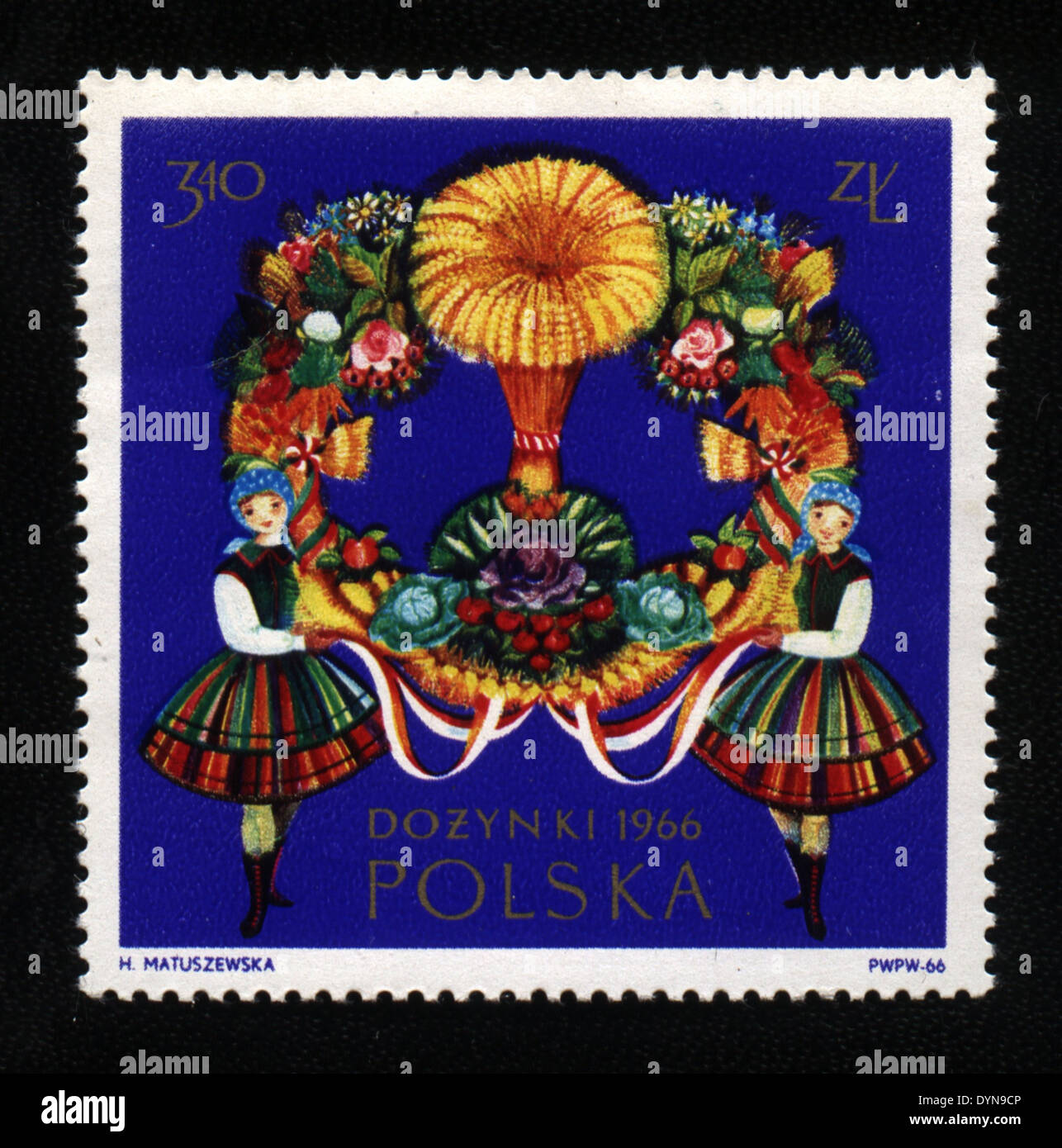 old post mark 1966 on black background Stock Photo - Alamy