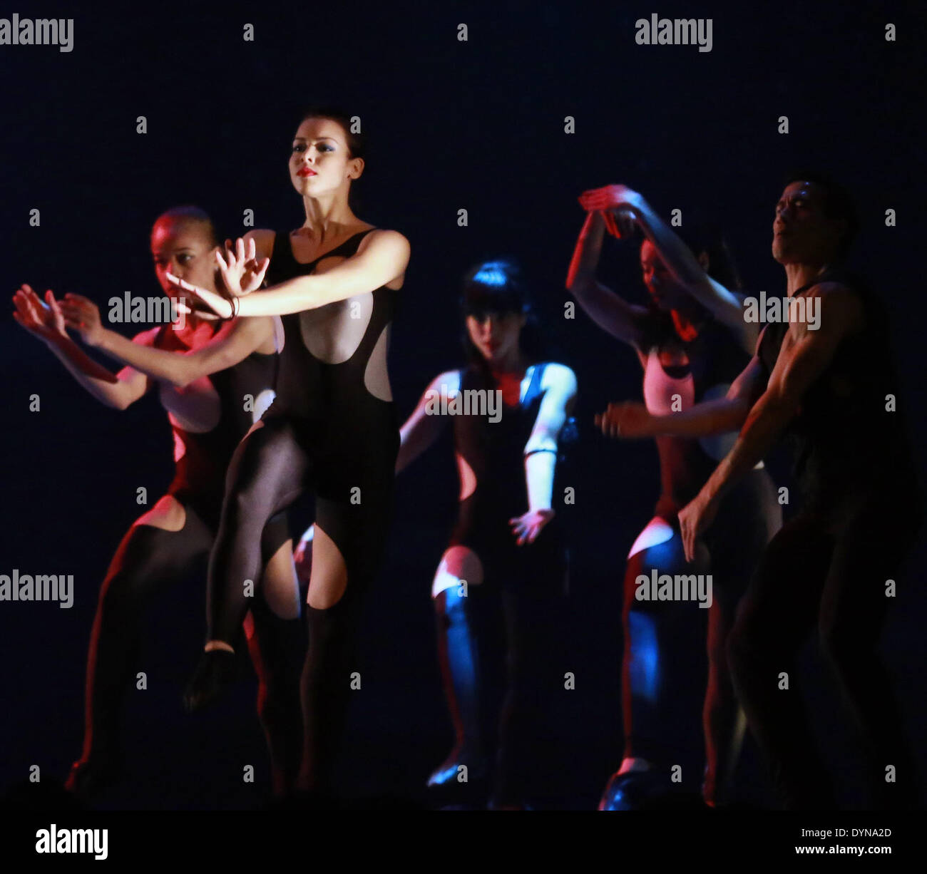 Frankfurt, Germany. 22nd Apr, 2014. Dancers perform in "Ballet ...
