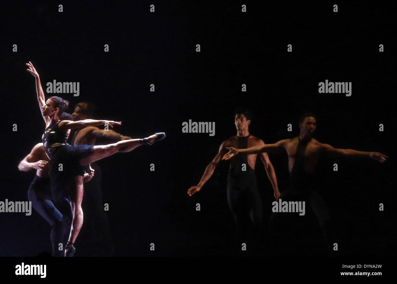 Frankfurt, Germany. 22nd Apr, 2014. Dancers perform in "Ballet ...