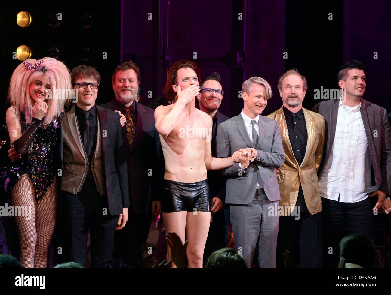 New York, NY, USA. 22nd Apr, 2014. Lena Hall, Stephen Trask, Julian ...