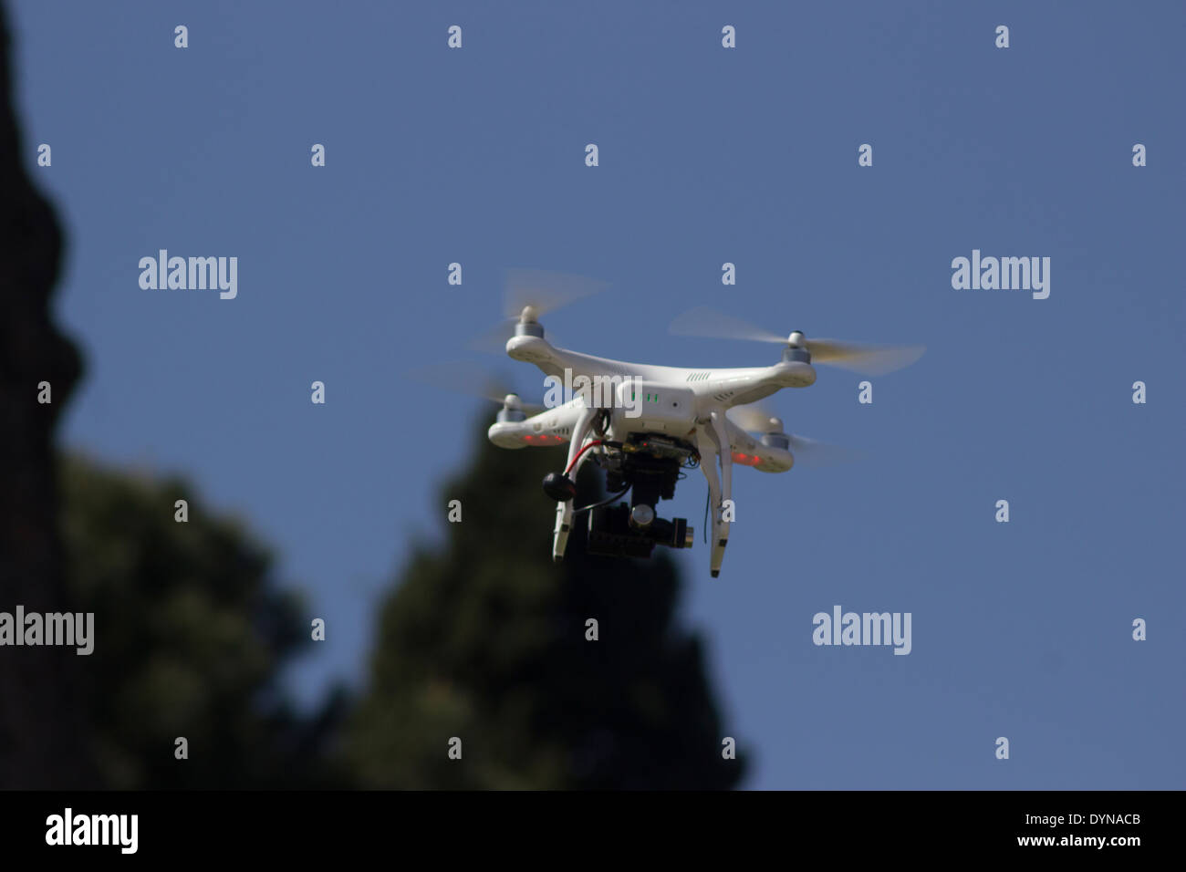 Drone camera flying Stock Photo - Alamy