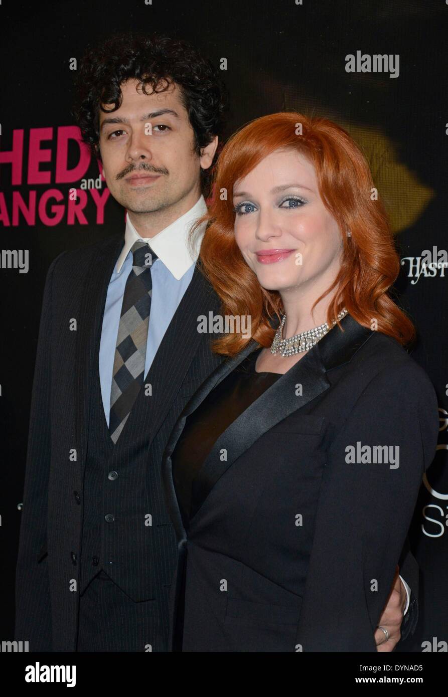 New York, NY, USA. 22nd Apr, 2014. Geoffrey Arend, Christina Hendricks ...