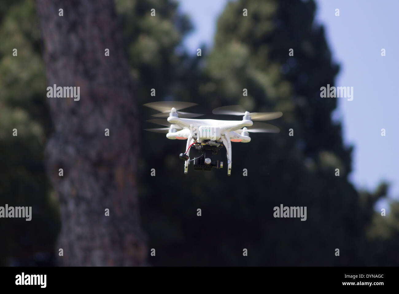 Drone camera flying Stock Photo - Alamy