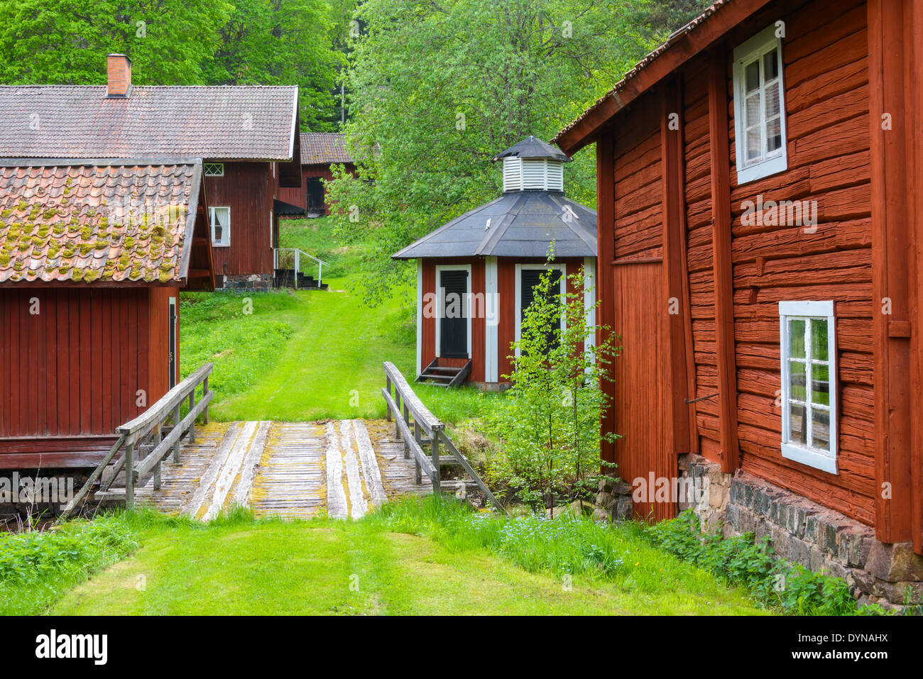 Traditional houses at Norn, Sweden Stock Photo - Alamy
