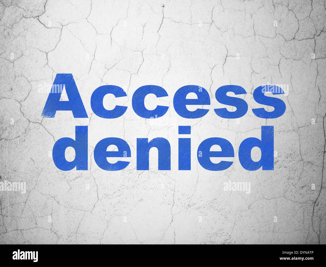 Safety concept: Access Denied on wall background Stock Photo - Alamy
