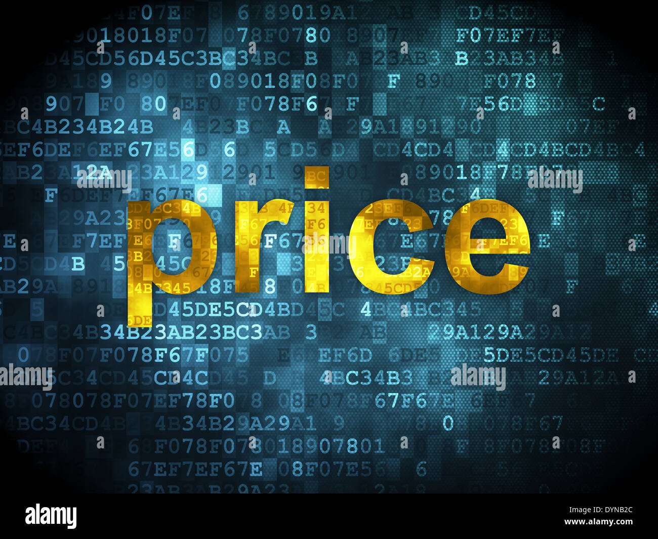 Marketing concept: Price on digital background Stock Photo - Alamy