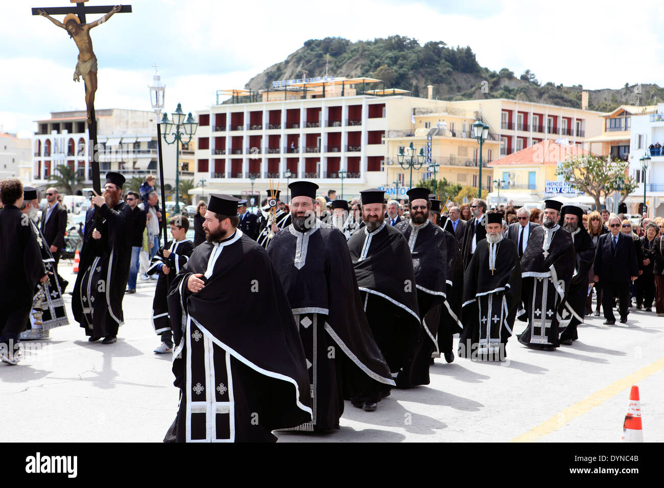 Procession greek orthodox priests church hi-res stock photography and ...