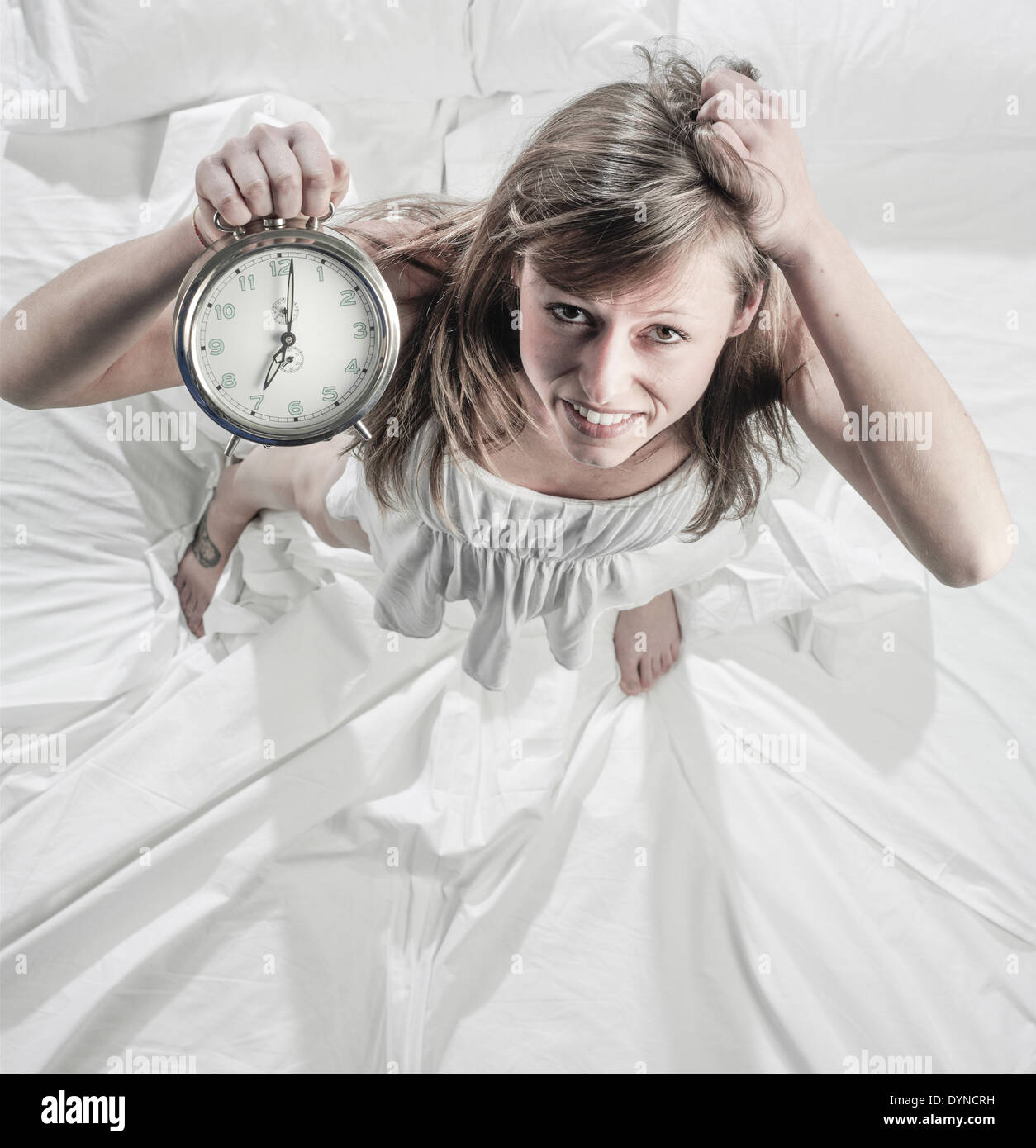 Bed arms raised alarm hi-res stock photography and images - Alamy