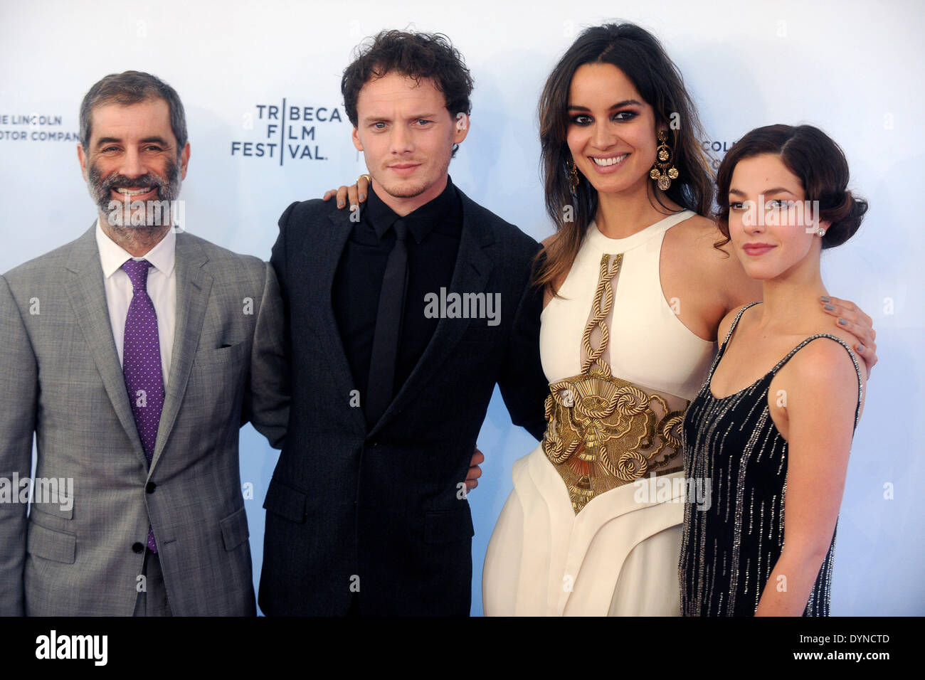 Director Victor Levin, actors Anton Yelchin, Berenice Marlohe and ...