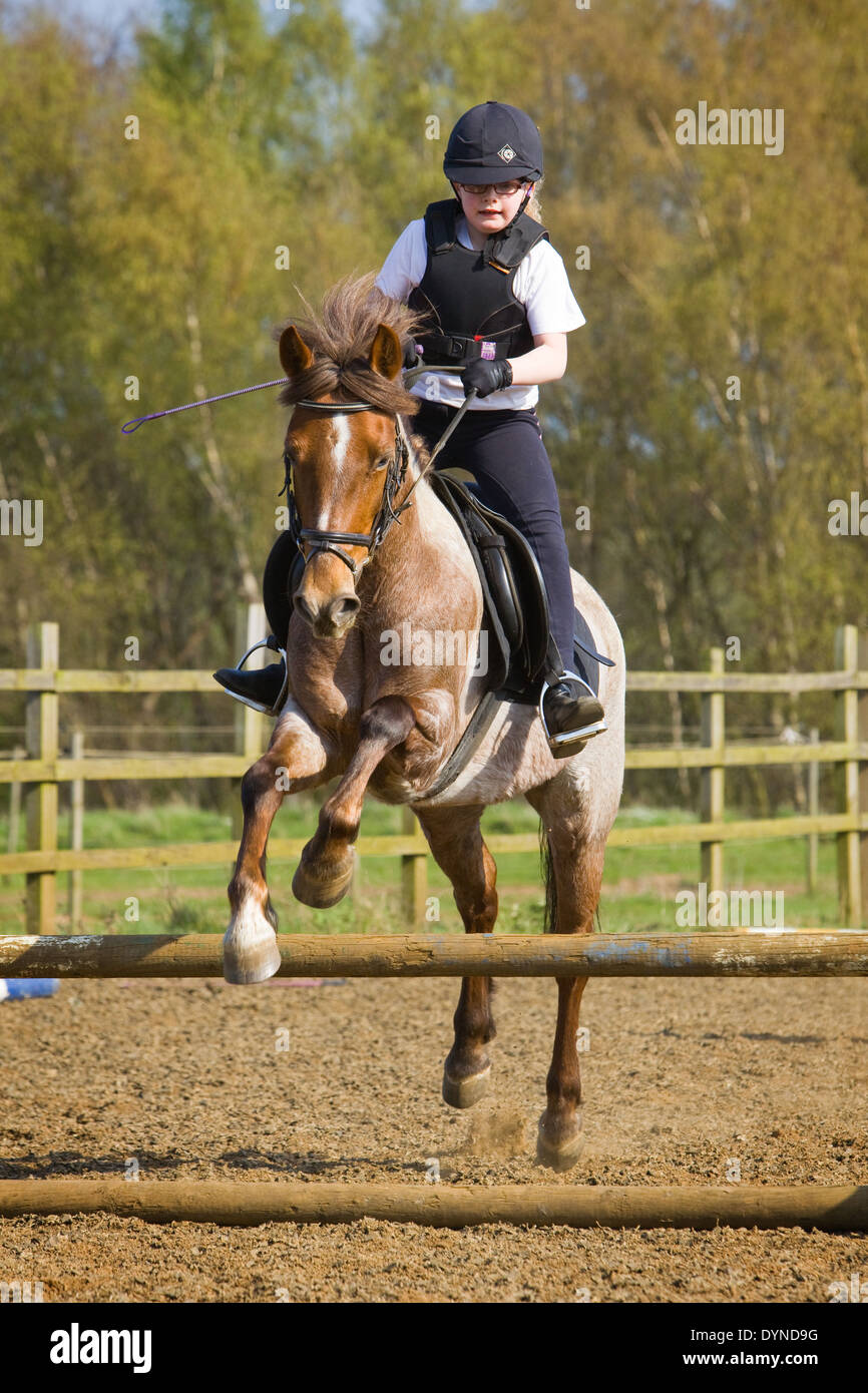 Pony riding lesson hi-res stock photography and images - Alamy