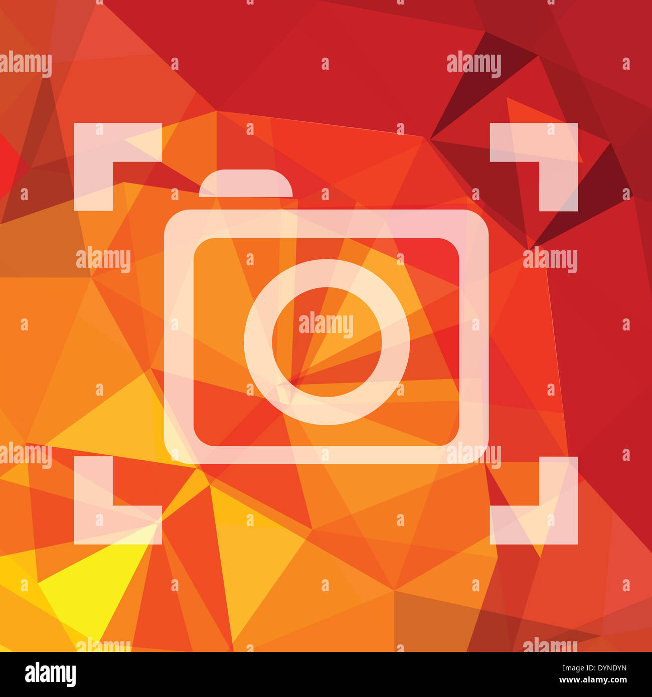 colorful illustration with camera symbol for your design Stock Photo ...