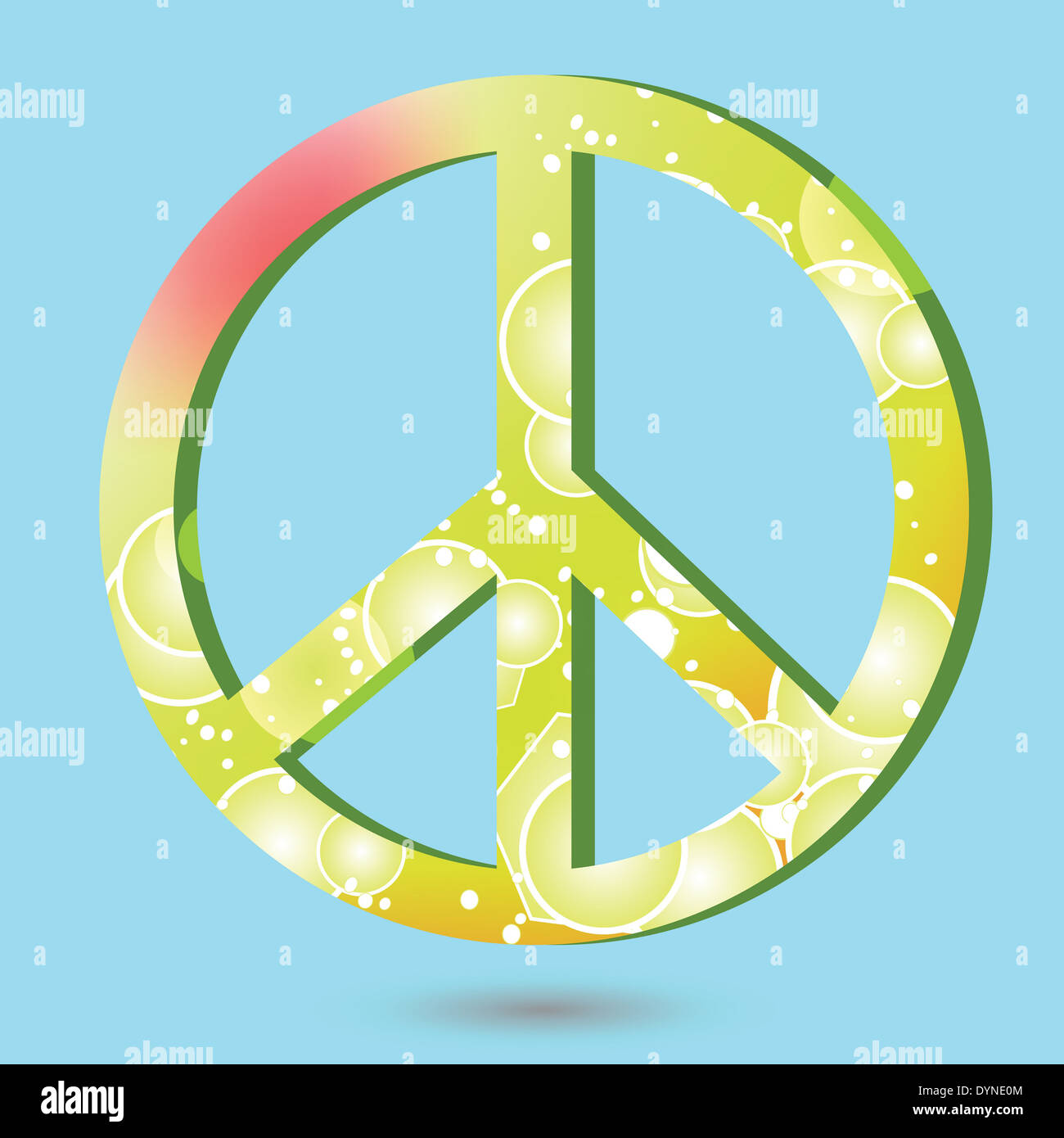 colorful illustration with freedom symbol on a blue background for your ...