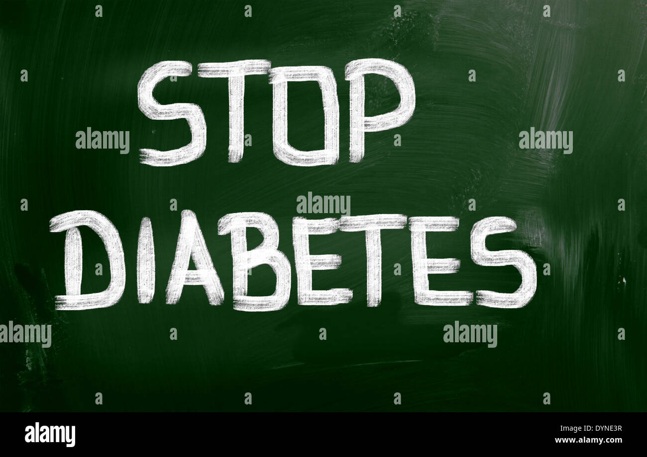 Stop Diabetes Concept Stock Photo - Alamy