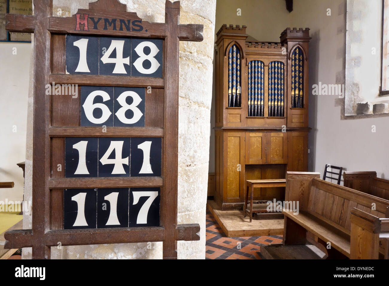 Hymn board numbers church hi-res stock photography and images - Alamy