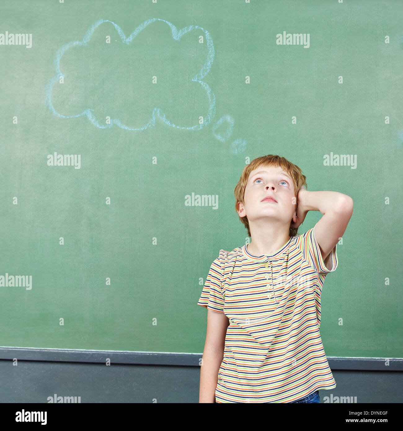 Child thinking bubble hi-res stock photography and images - Alamy