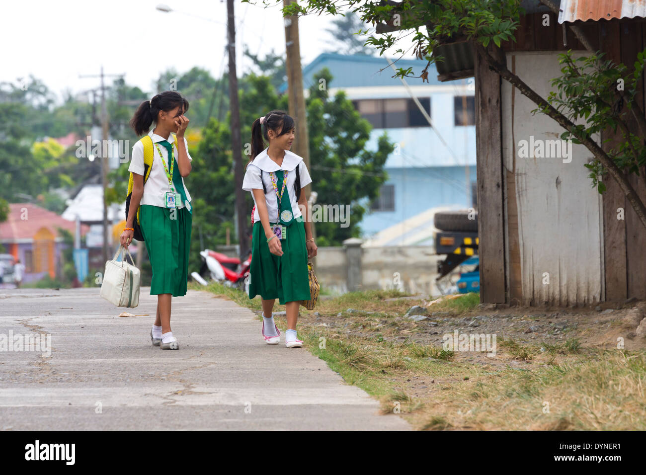 Philippines school uniform hi-res stock photography and images - Alamy