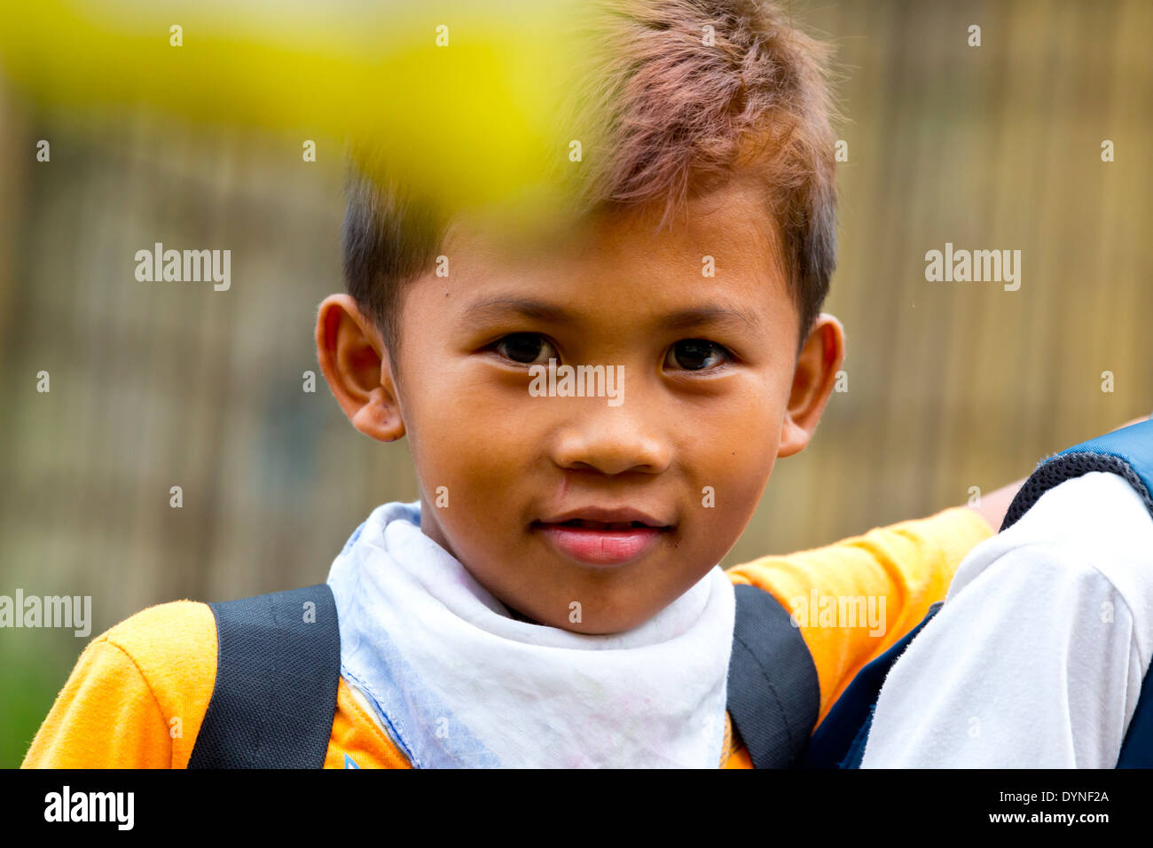 Portrait of a little Boy in Puerto Princesa, Palawan, Philippines Stock ...