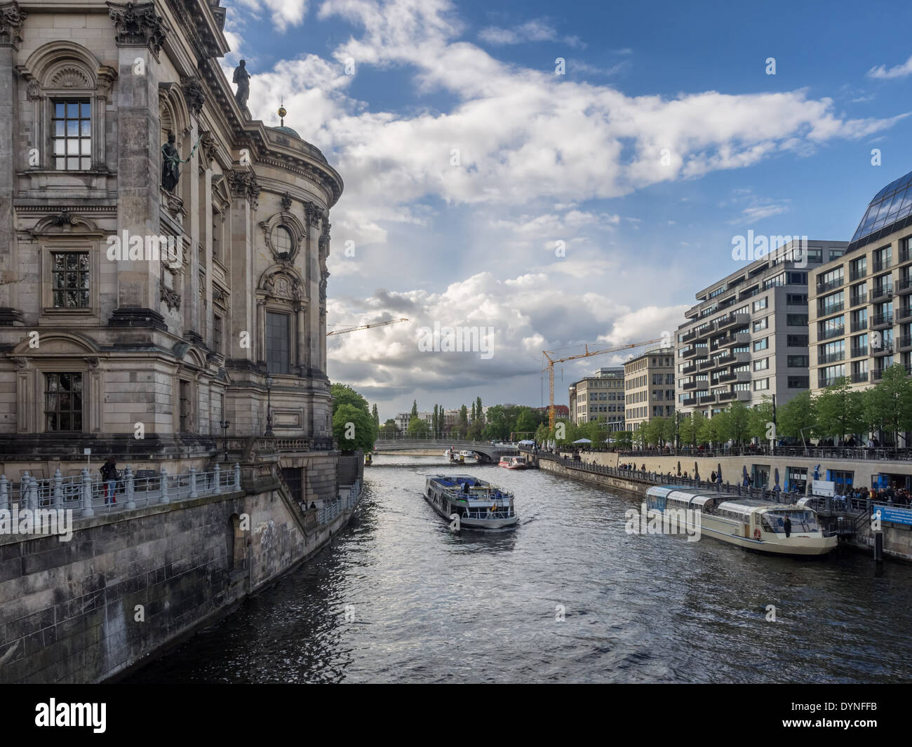 Museum island on Spree river in center of Berlin, Germany Stock Photo ...