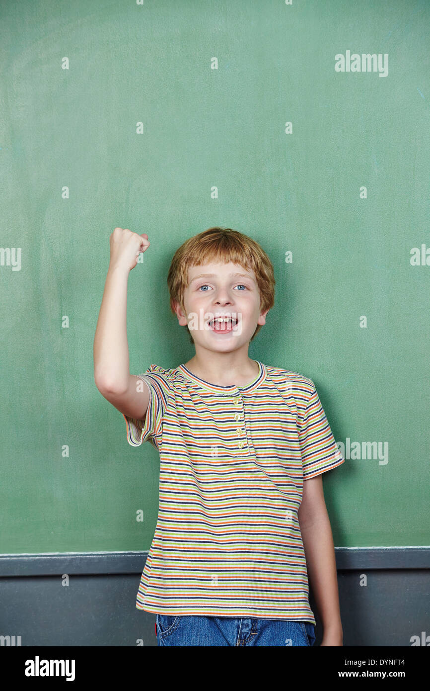 Child cheering hi-res stock photography and images - Alamy