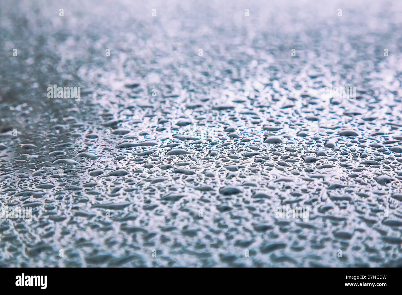 Water drops on metal background Stock Photo - Alamy