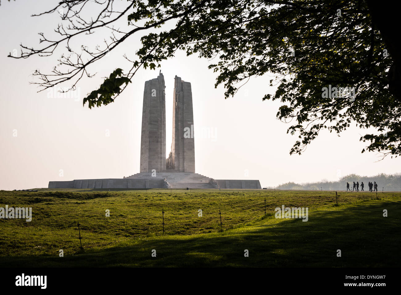 Vimy Ridge World War One Canadian Memorial, France Stock Photo - Alamy