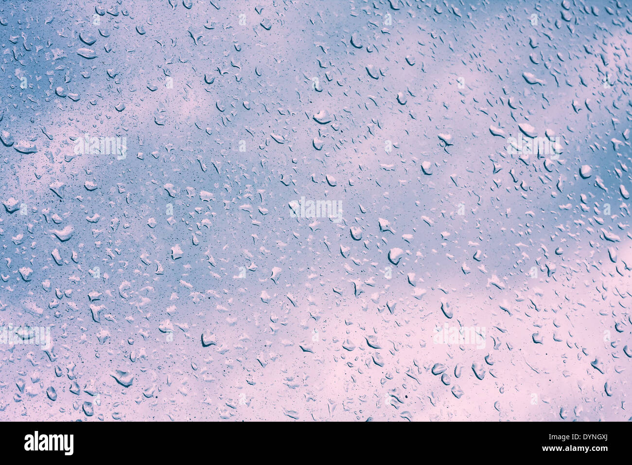 Water drops on window glass Stock Photo - Alamy