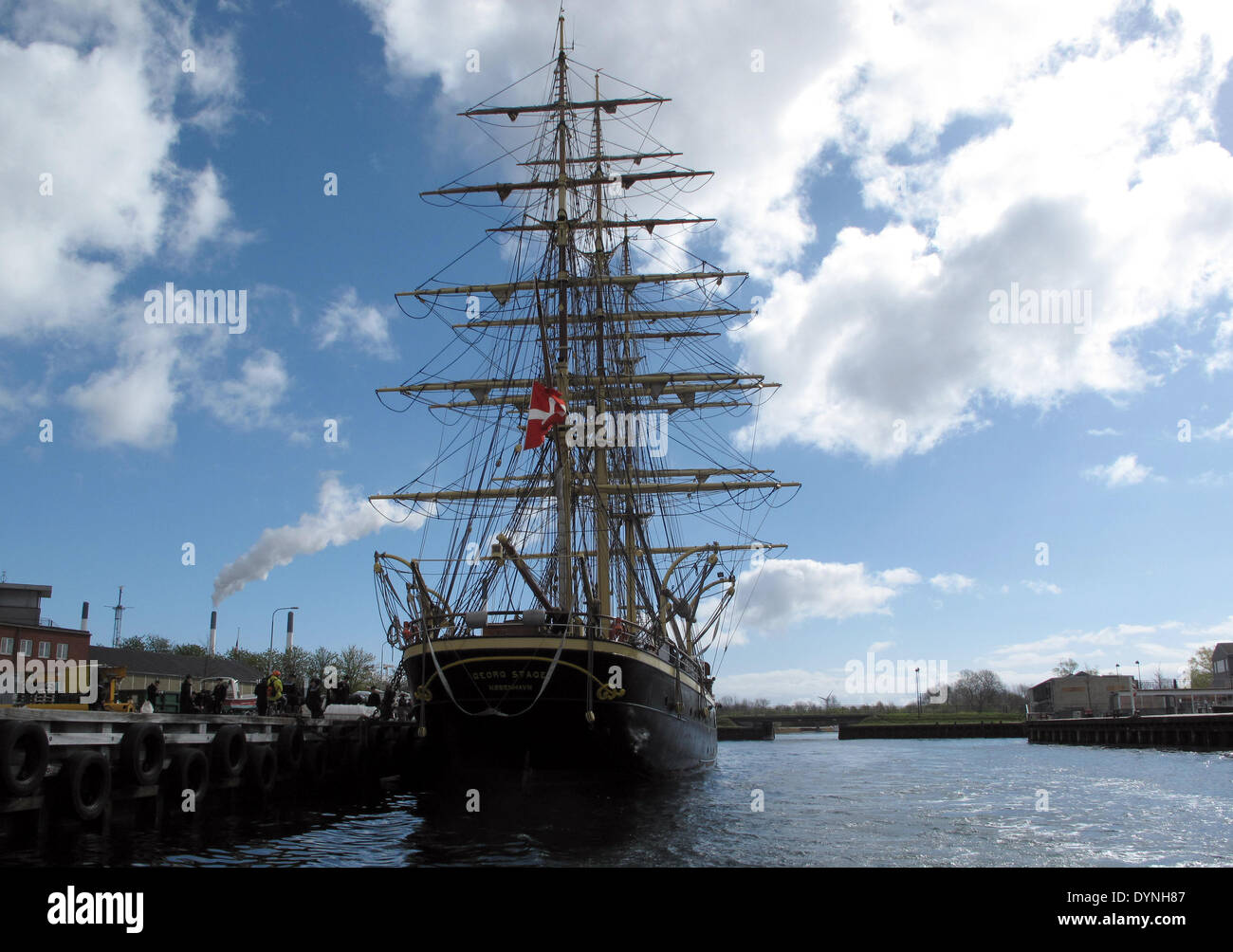 Danish sailing ship georg stage hi-res stock photography and images - Alamy