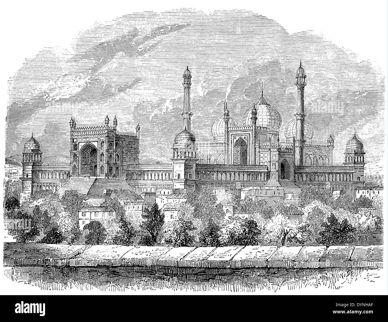 History engraving the great mosque hi-res stock photography and images ...