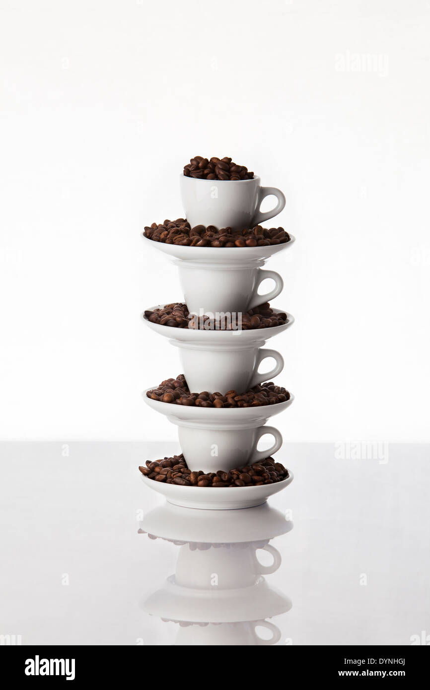 Four coffee beans hi-res stock photography and images - Alamy