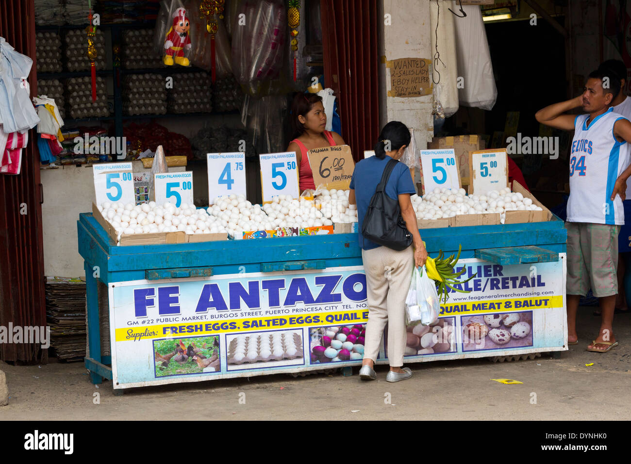 Sale of Grain on a Market in Puerto Princesa, Palawan, Philippines ...