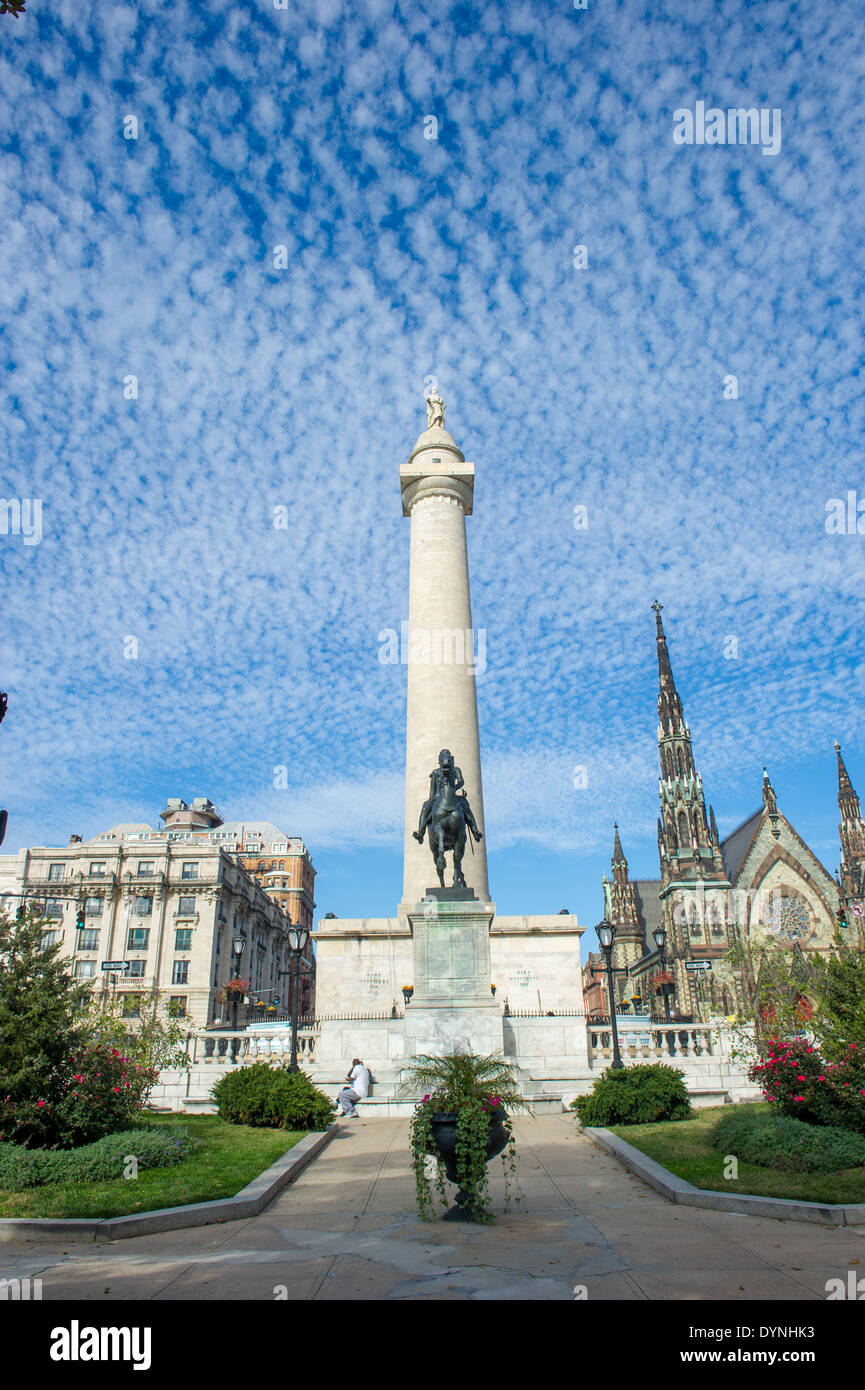 Washington monument baltimore hi-res stock photography and images - Alamy