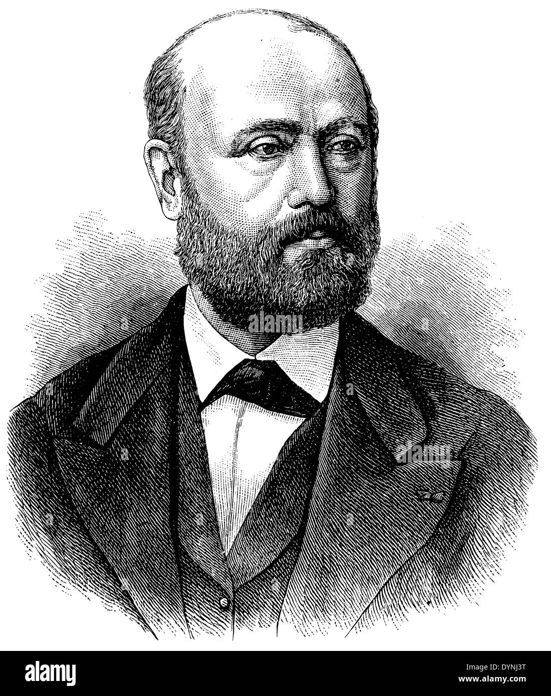 Francois Bazin (born September 4, 1816, died July 2, 1878 Stock Photo ...