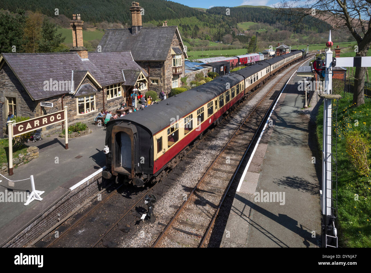 Carrog Station on the Llangollen Railway Stock Photo - Alamy