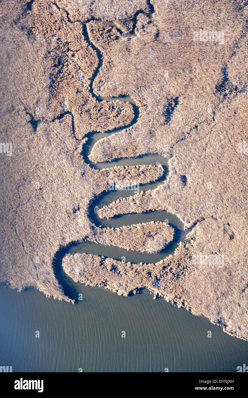 Aerial image of the upper eastern shore of Maryland Stock Photo - Alamy