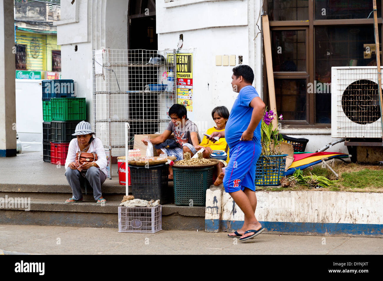 Scenery on a Market in Puerto Princesa, Palawan, Philippines Stock ...