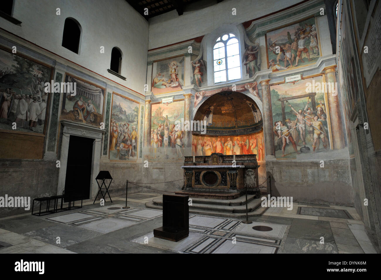 Italy, Rome, Celio, church of Santo Stefano Rotondo, chapel of the ...