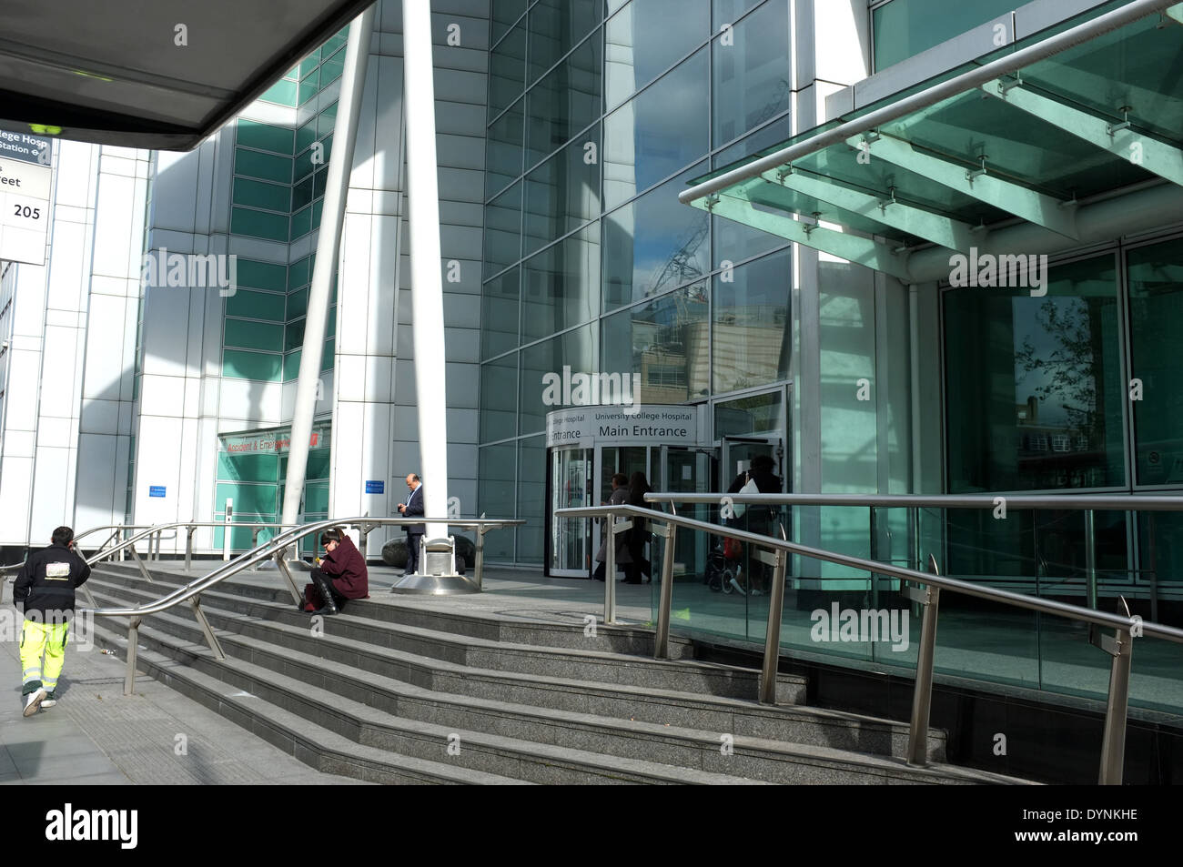 University College Hospital Euston Road High Resolution Stock ...