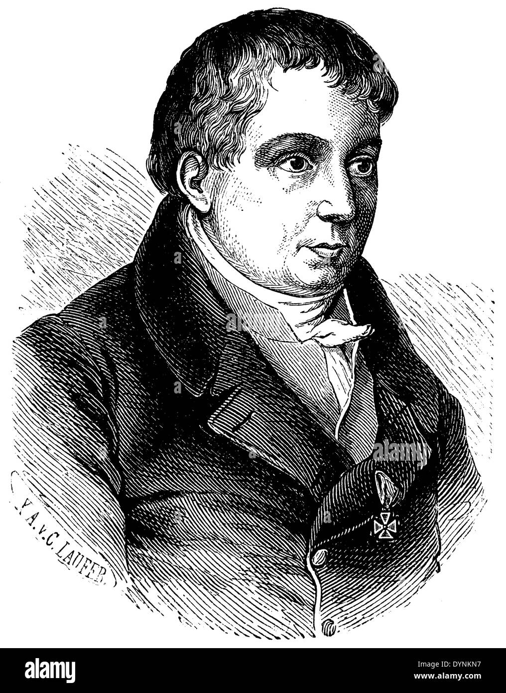 Friedrich von Schlegel (born March 10, 1772, died January 11, 1829 ...