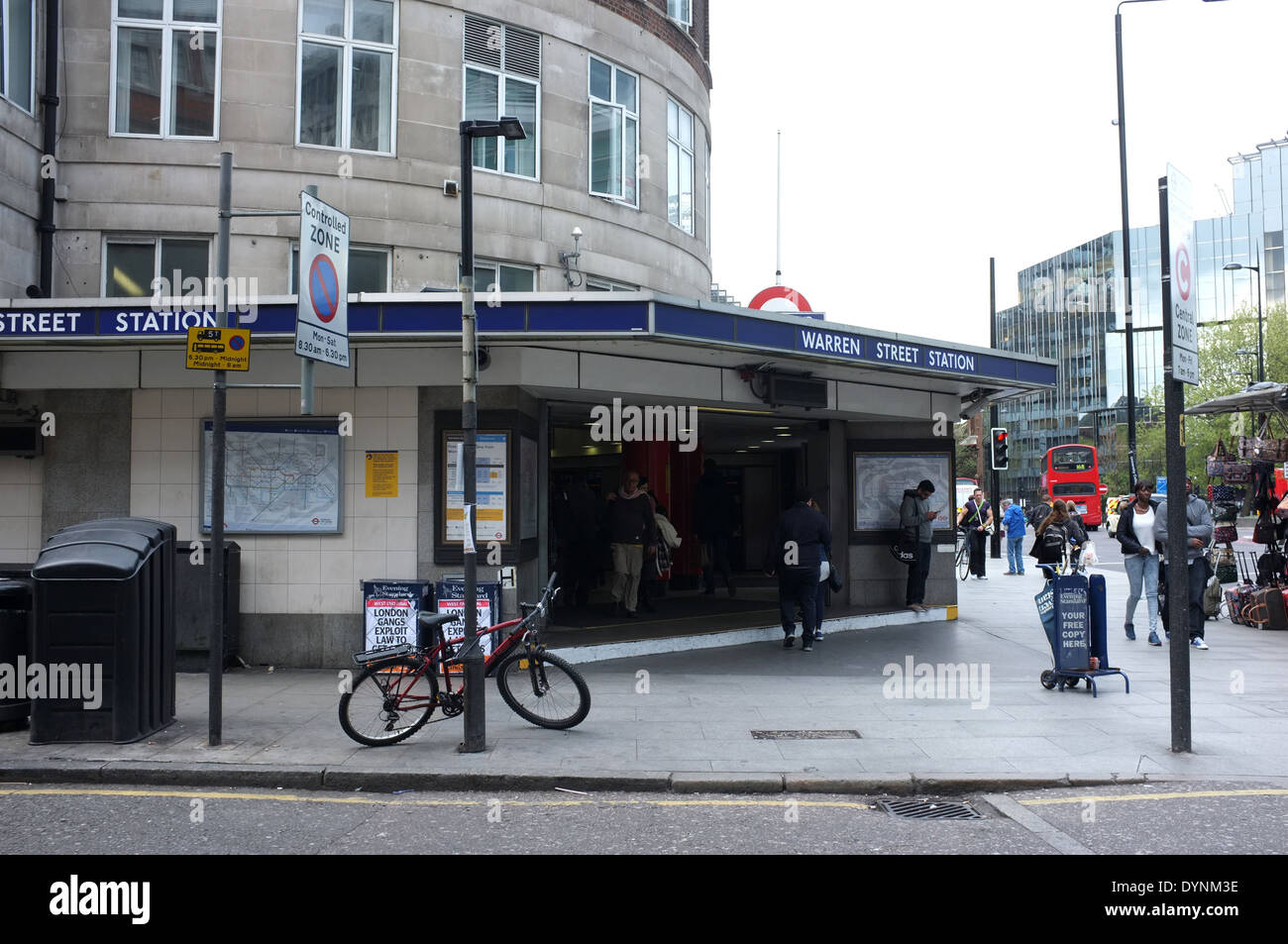 warren street tube underground station tottenham court road london nw1 ...