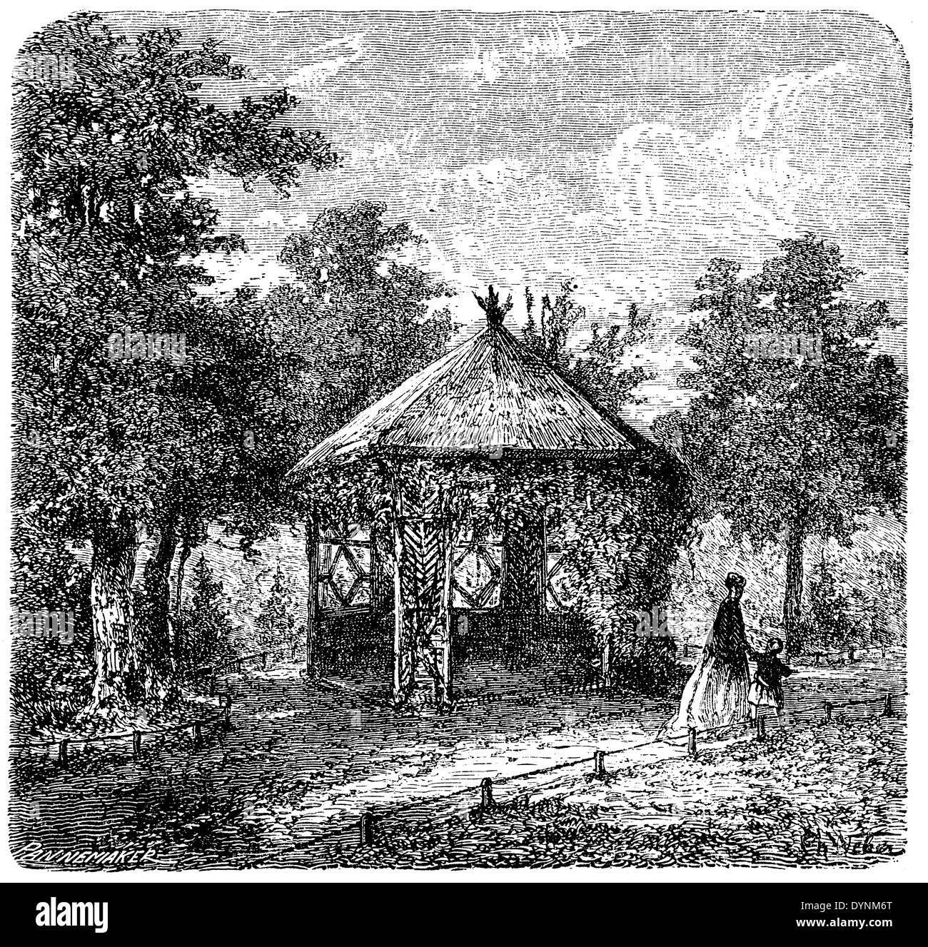 Vintage nursery illustration Black and White Stock Photos & Images - Alamy