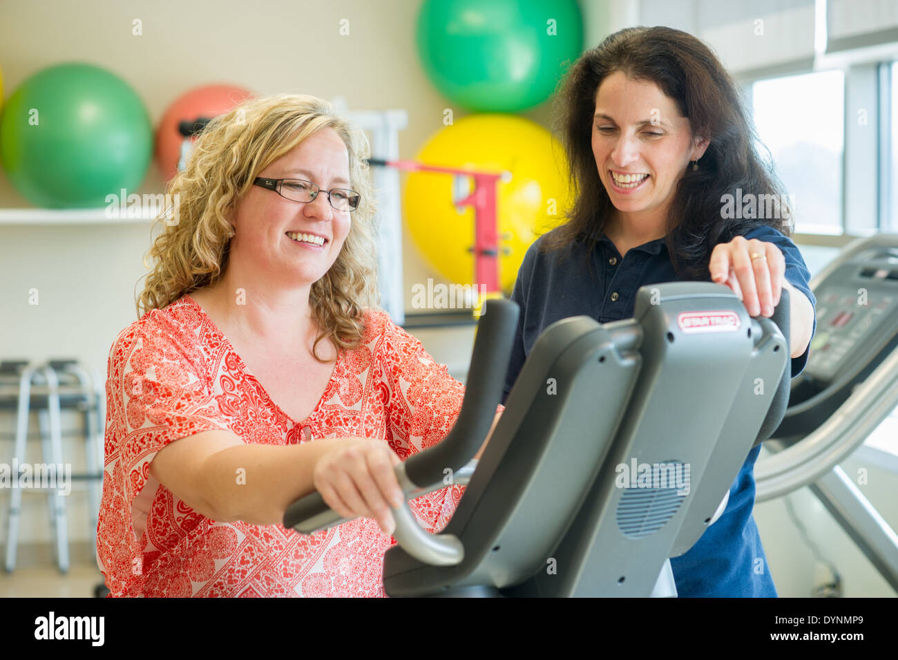 Patient exercising on exercise hi-res stock photography and images - Alamy