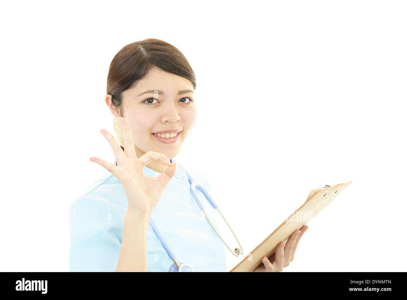 Portrait of a female nurse Stock Photo - Alamy