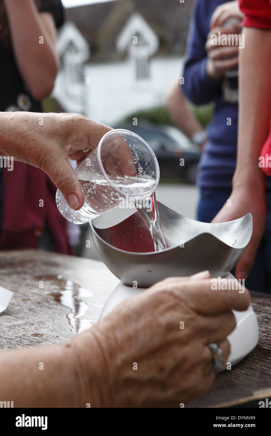 The quirky annual village Tommy Trot Beer Race held Easter Monday at ...