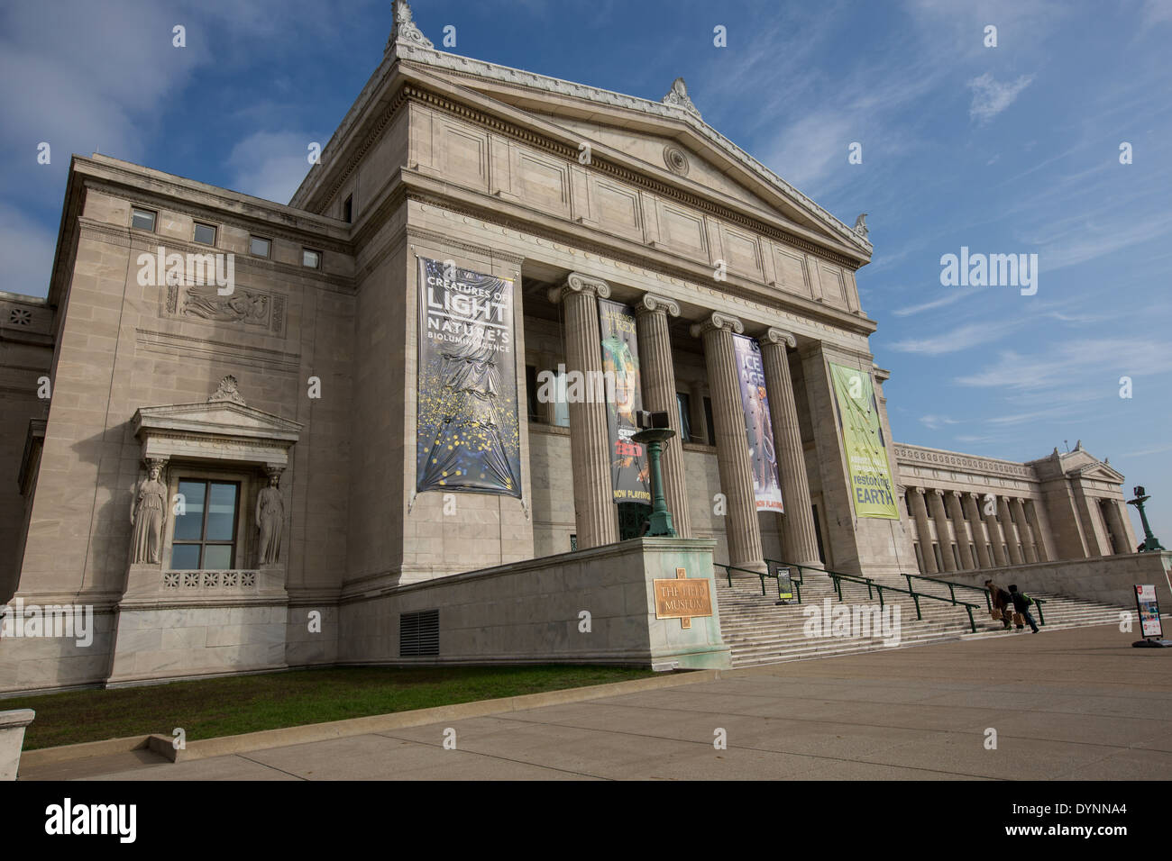 Field Museum of Natural History south entrance along Lake Michigan in ...