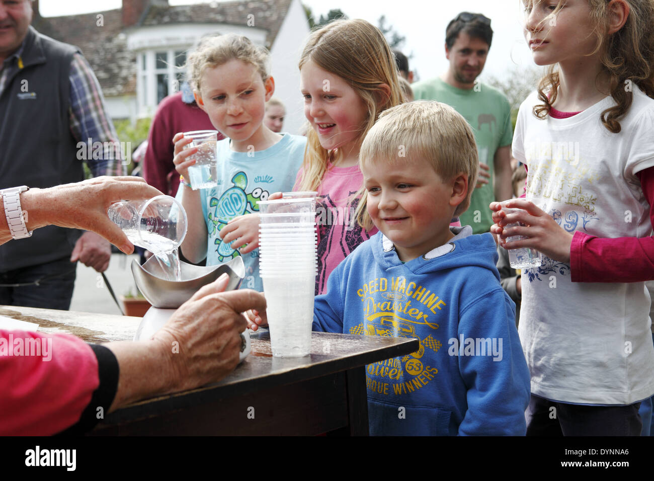 The quirky annual village Tommy Trot Beer Race held Easter Monday at ...